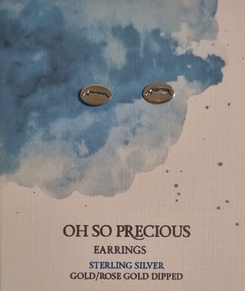 Oh So Precious Table Mountain Earrings – symbolsonsilk