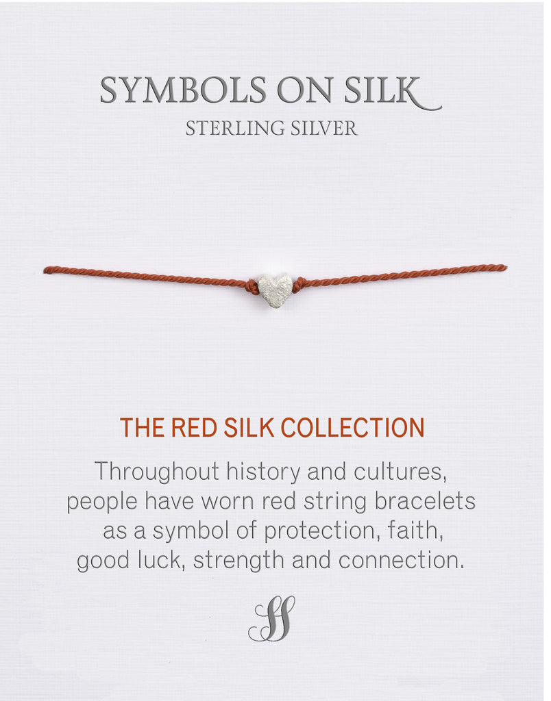 Red Silk Bracelets: Various designs – symbolsonsilk