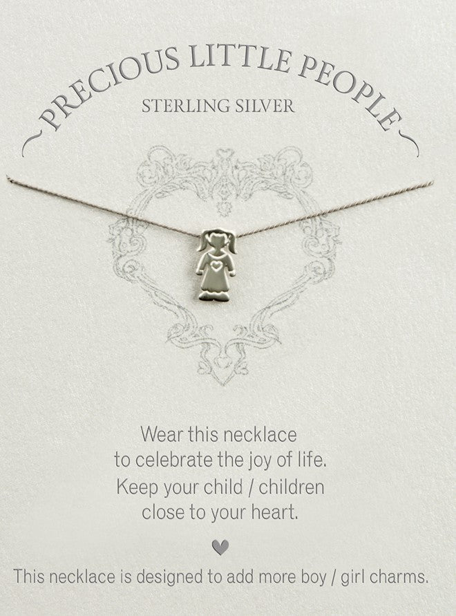 Precious Little People Girl Necklace – symbolsonsilk